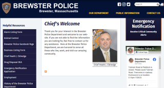 Brewster Police Department Launches New Website | Town of Brewster
